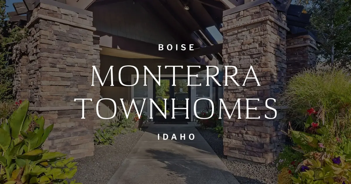 Monterra Townhomes | Modern & Affordable Living in Boise, ID